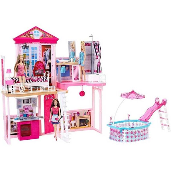 Barbiehus - Originalet och andra dockhus som passar